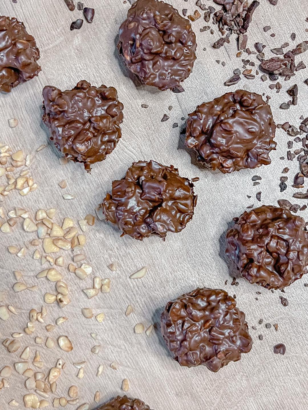 Chocolate Nut Clusters with SaBroso Cacao Nibs – Sabroso Tsokolate